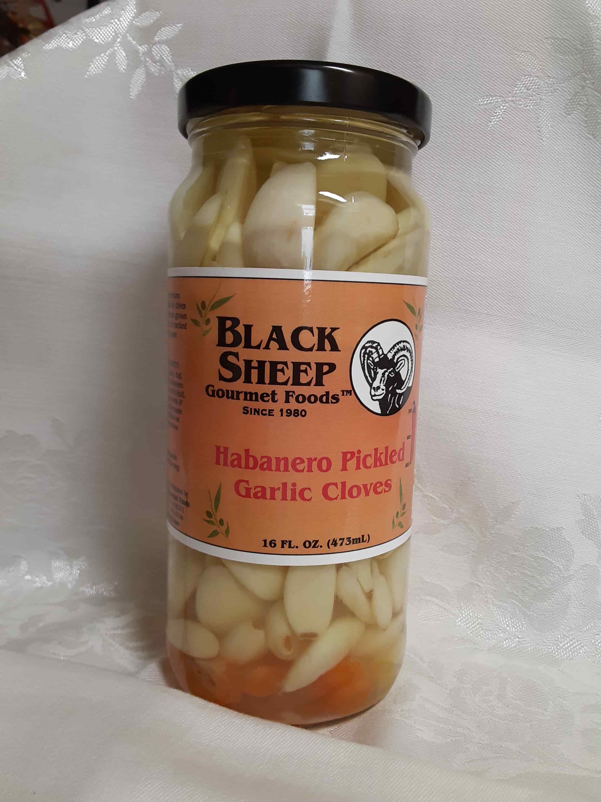Habanero Pickled Garlic Cloves - Black Sheep Gourmet Foods